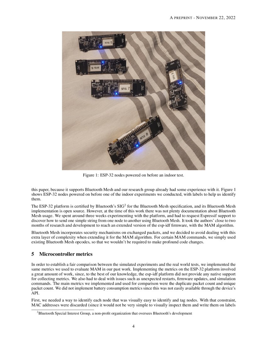 Practical Challenges And Pitfalls Of Bluetooth Mesh Data Collection Experiments With Esp 32