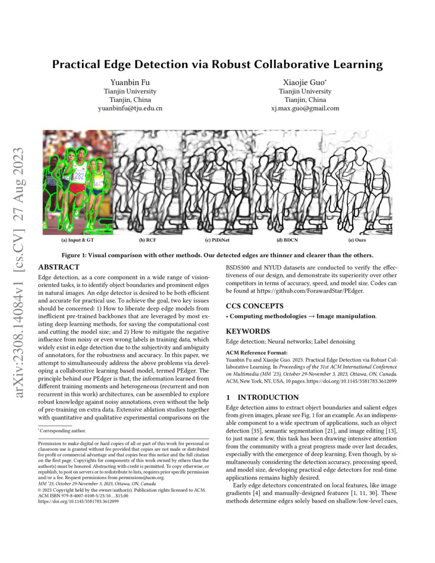 Practical Edge Detection via Robust Collaborative Learning | DeepAI Practical Edge Detection via Robust Collaborative Learning | DeepAI