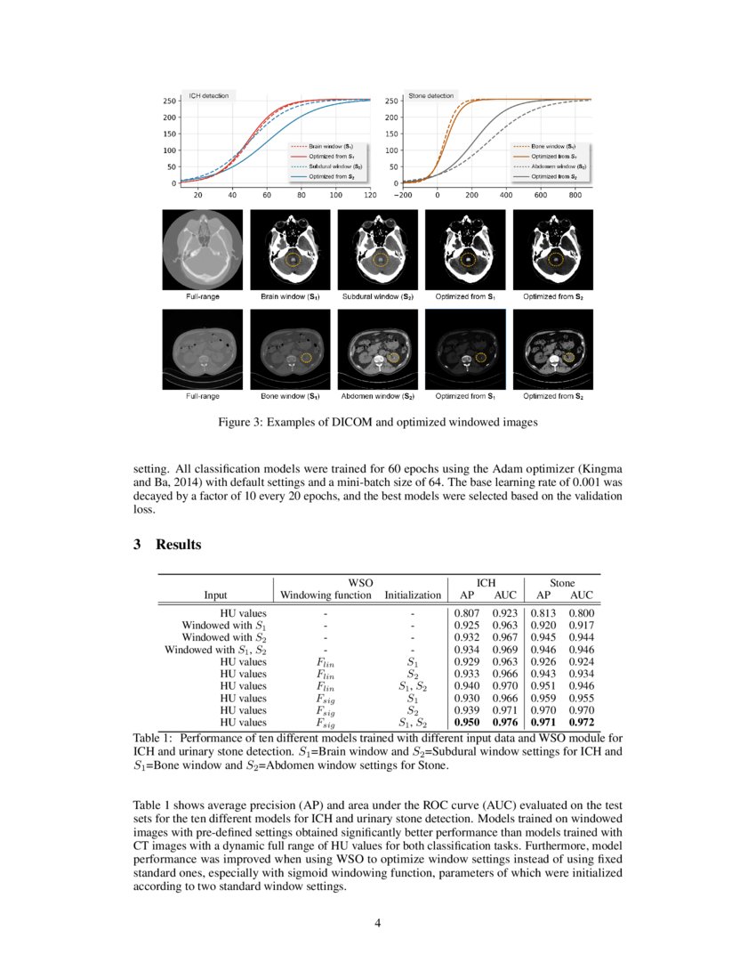 Practical Window Setting Optimization for Medical Image Deep Learning | DeepAI