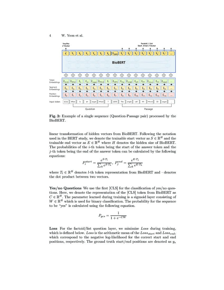 Pre-trained Language Model for Biomedical Question Answering | DeepAI