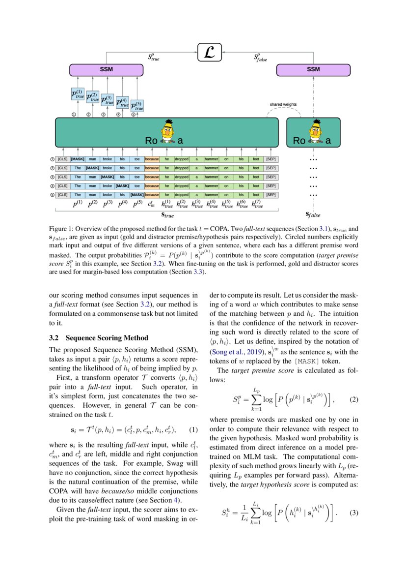 Pre Training Is Almost All You Need An Application To Commonsense Reasoning Deepai