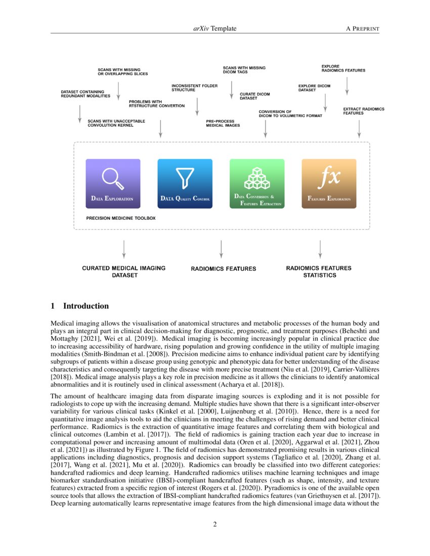 Precision-medicine-toolbox: An open-source python package for facilitation of quantitative ...