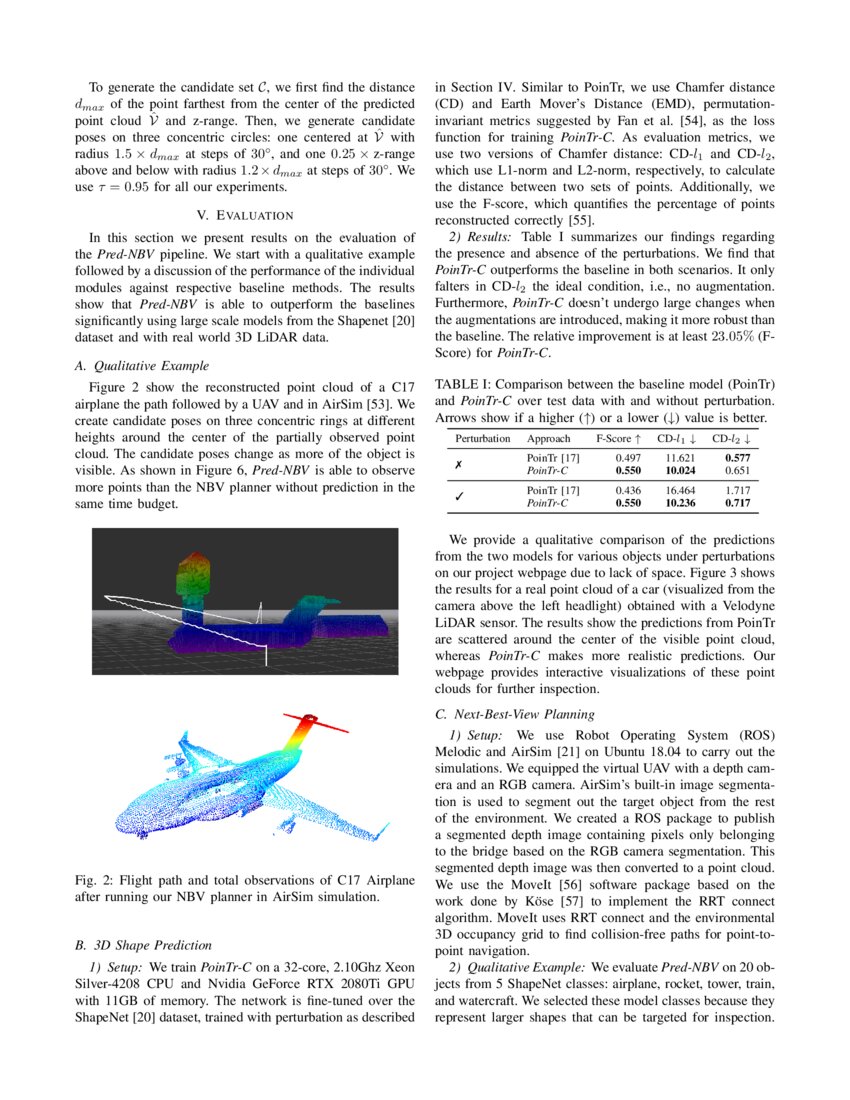 Pred Nbv Prediction Guided Next Best View For 3d Object Reconstruction Deepai