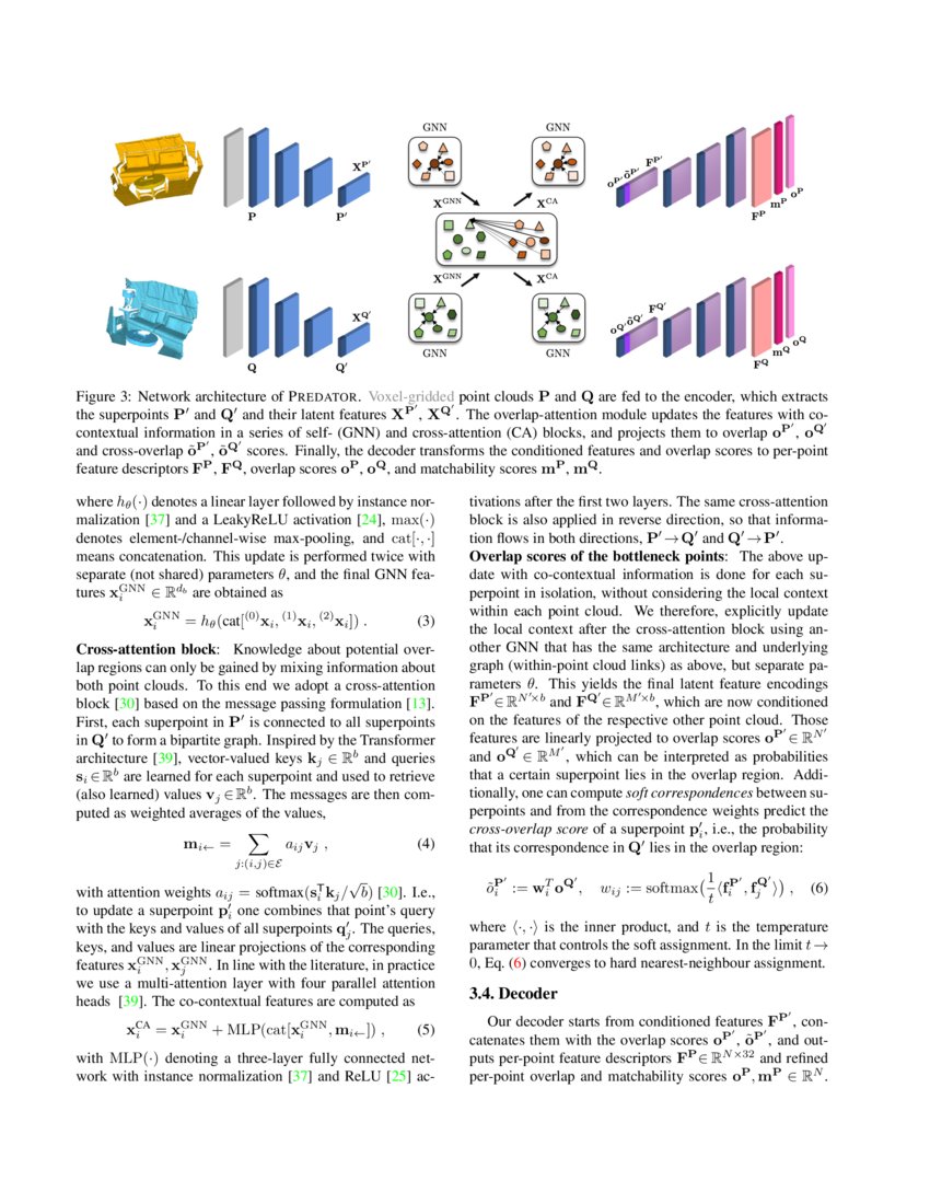 PREDATOR: Registration of 3D Point Clouds with Low Overlap | DeepAI