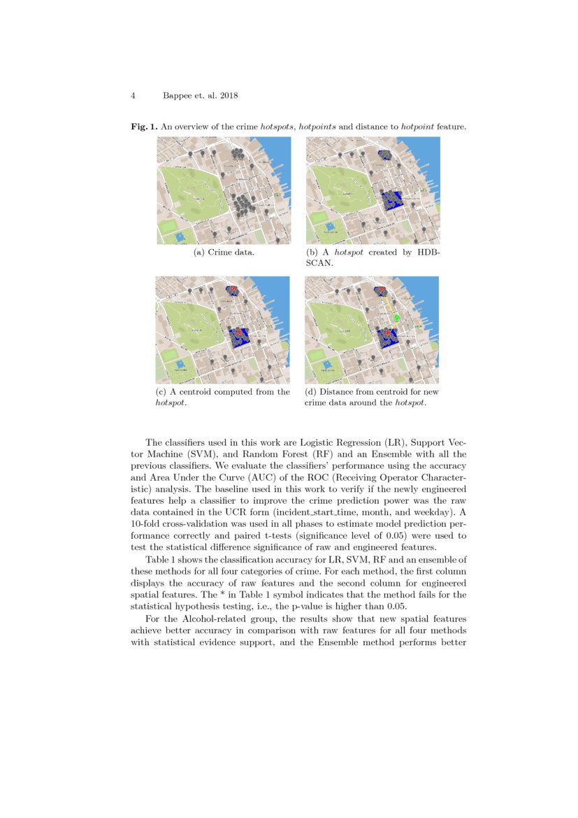 Predicting Crime Using Spatial Features Deepai