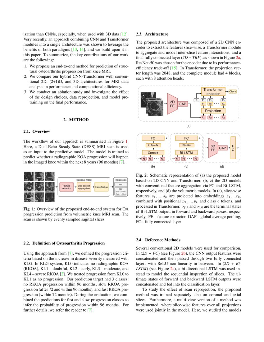 Predicting Knee Osteoarthritis Progression From Structural Mri Using