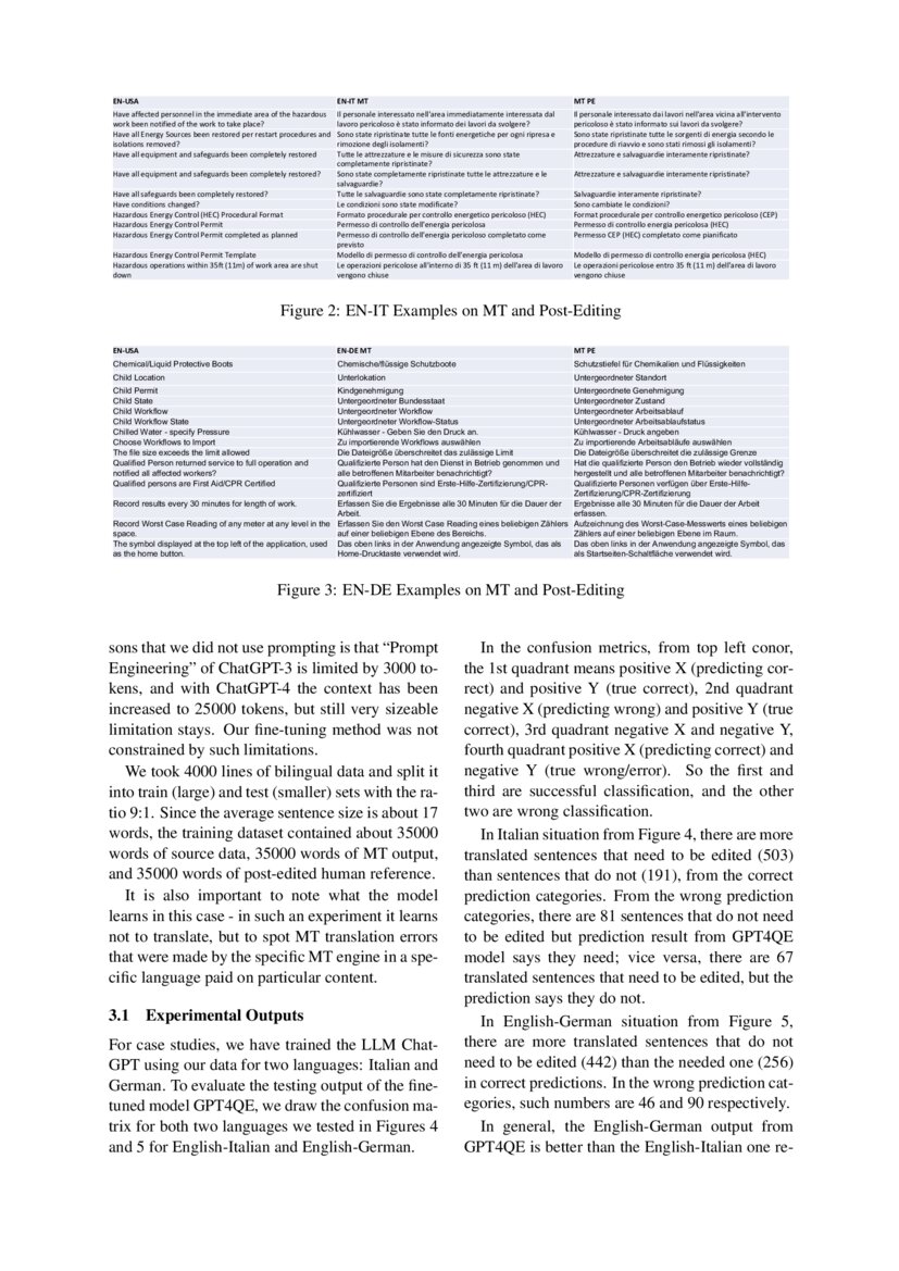 Predicting Perfect Quality Segments In Mt Output With Fine Tuned Openai Llm Is It Possible To