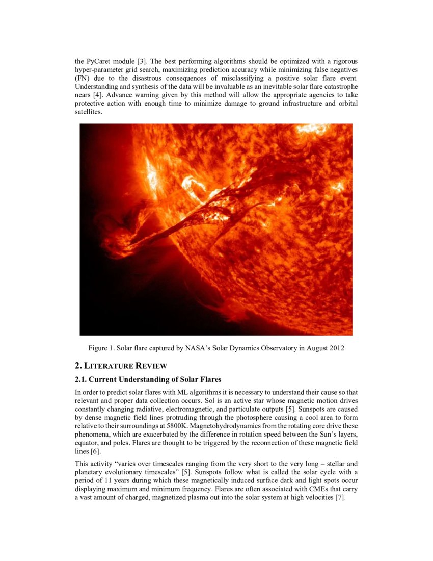 Predicting Solar Flares with Remote Sensing and Machine Learning | DeepAI