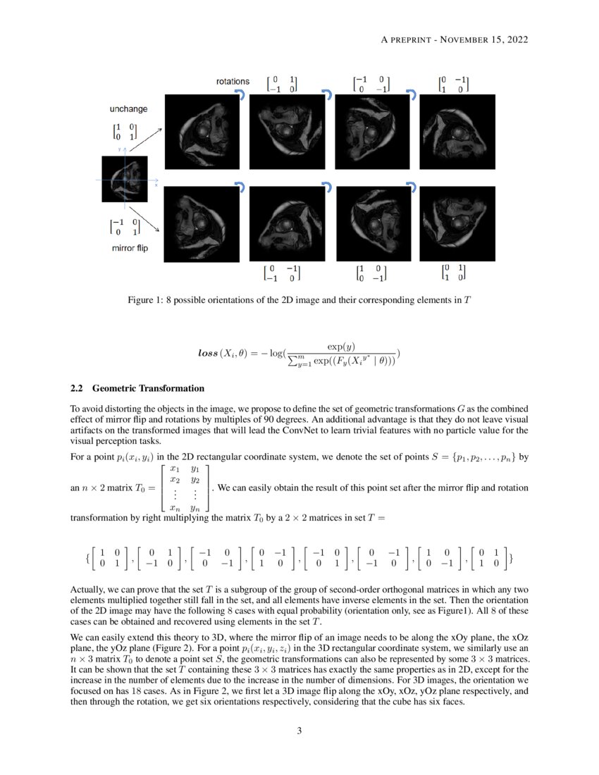 Prediction Of Geometric Transformation On Cardiac Mri Via Convolutional