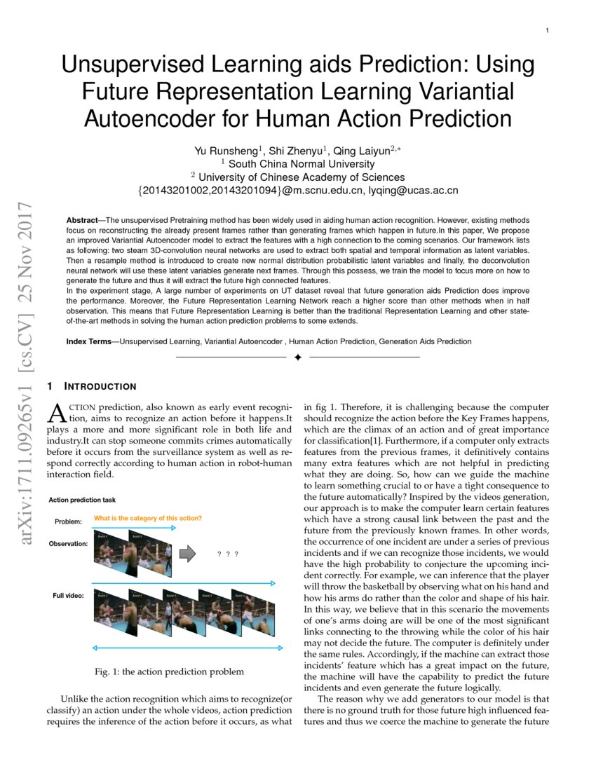 Predictive Learning: Using Future Representation Learning Variantial ...