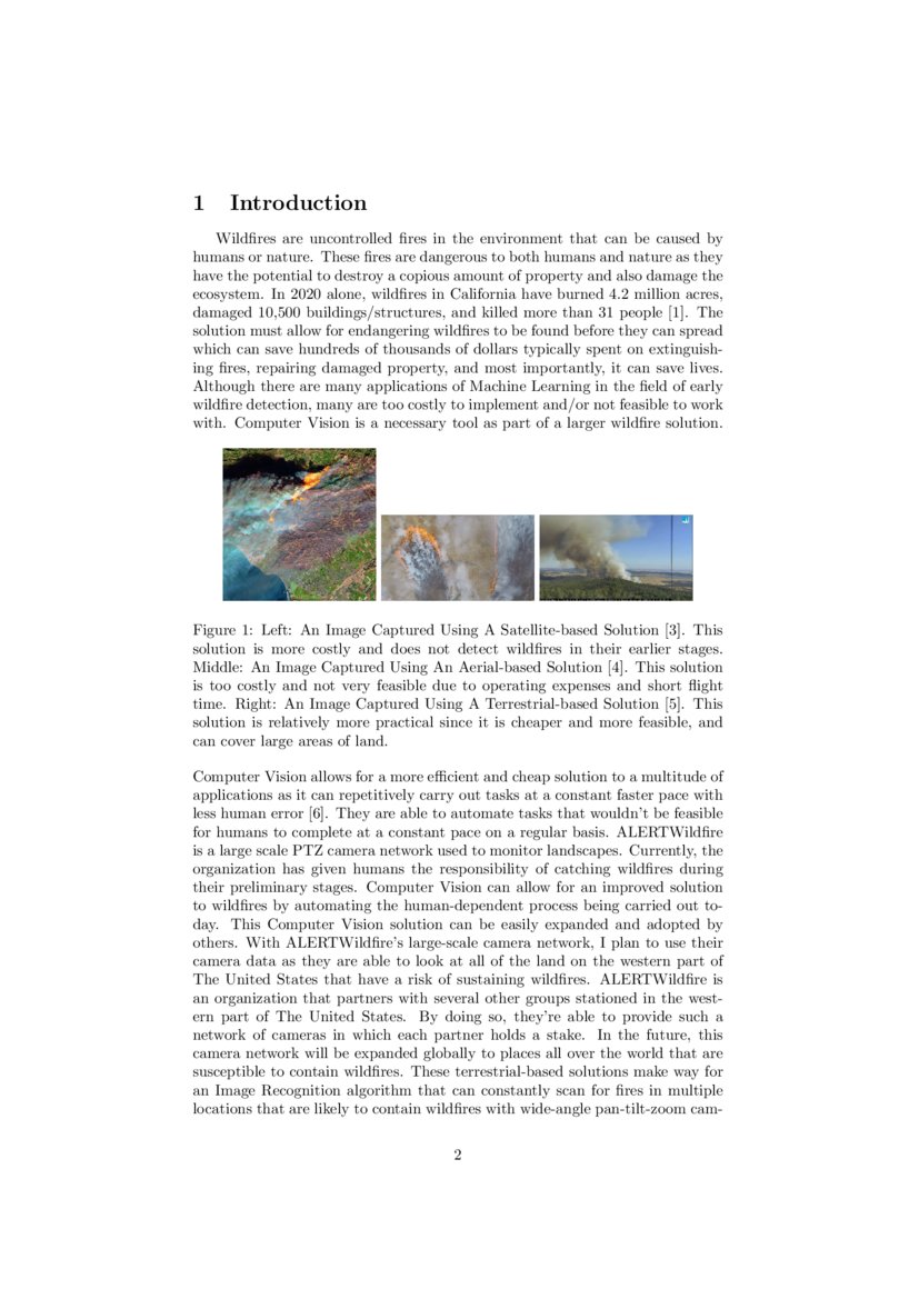 Preliminary Wildfire Detection Using State Of The Art Ptz Pan Tilt