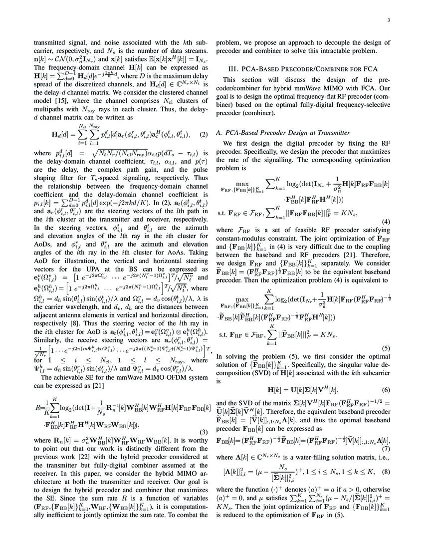 Principal Component Analysis Based Broadband Hybrid Precoding For