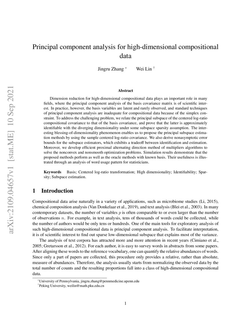 Principal Component Analysis For High Dimensional Compositional Data
