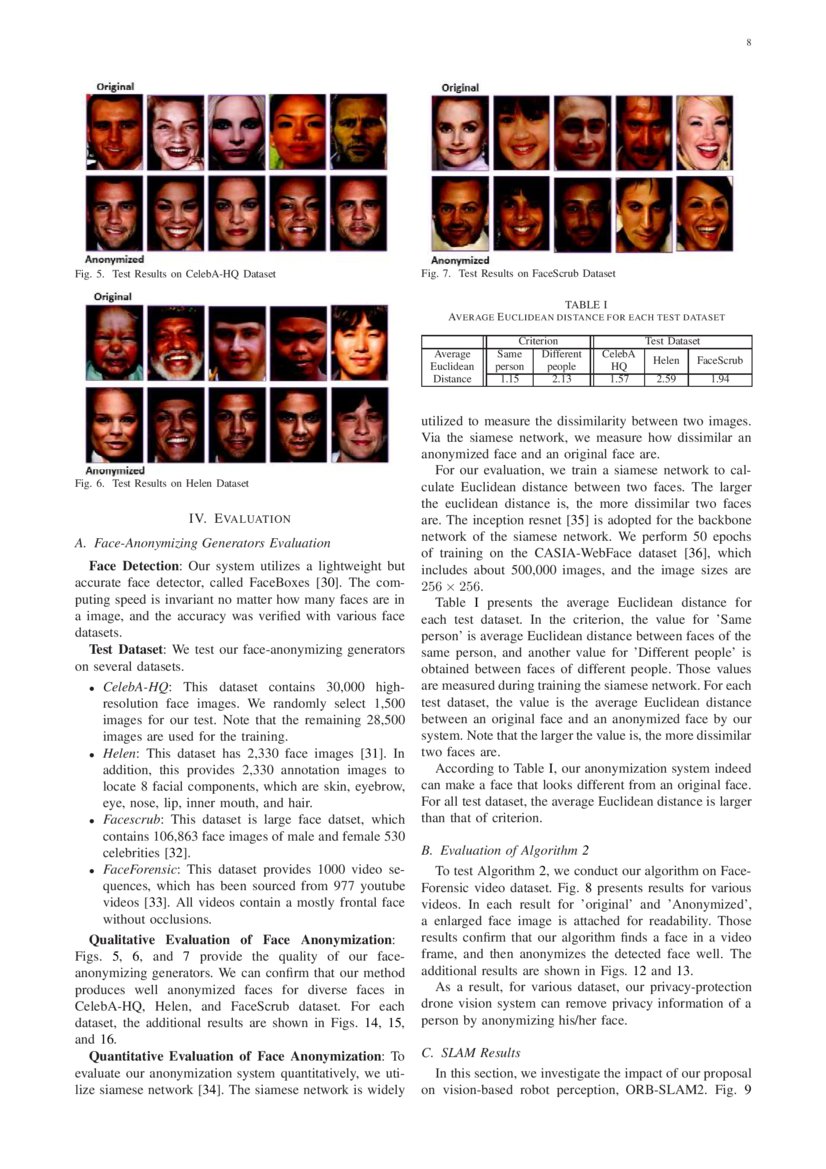 Privacy-Protection Drone Patrol System based on Face Anonymization | DeepAI