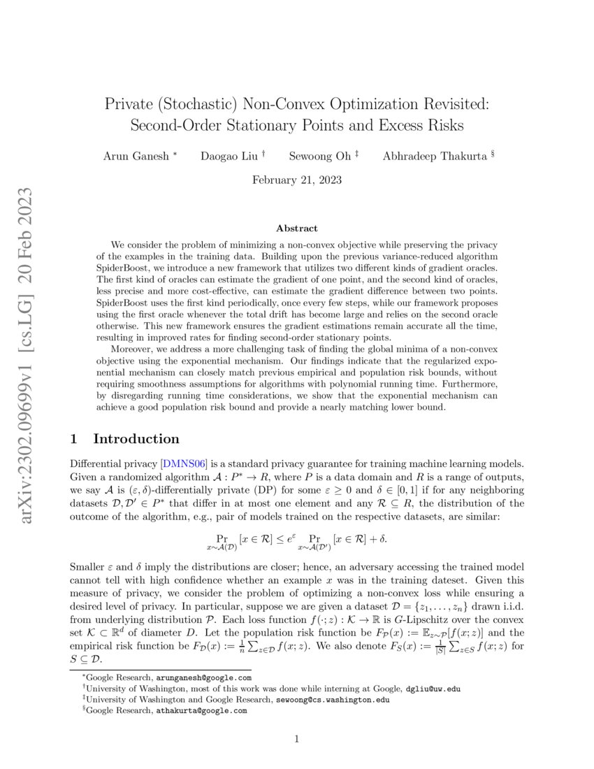 Private Stochastic Non Convex Optimization Revisited Second Order Stationary Points And