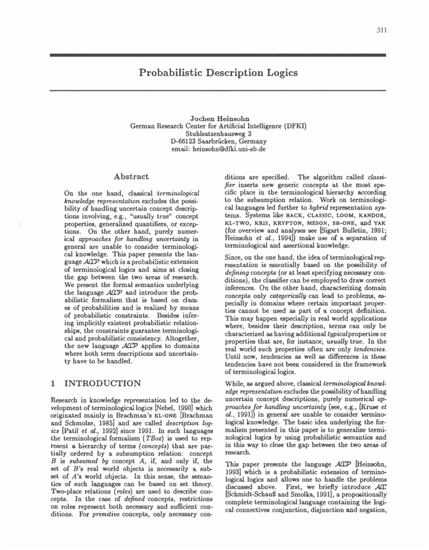 Probabilistic Description Logics DeepAI probabilistic-description-logics-deepai