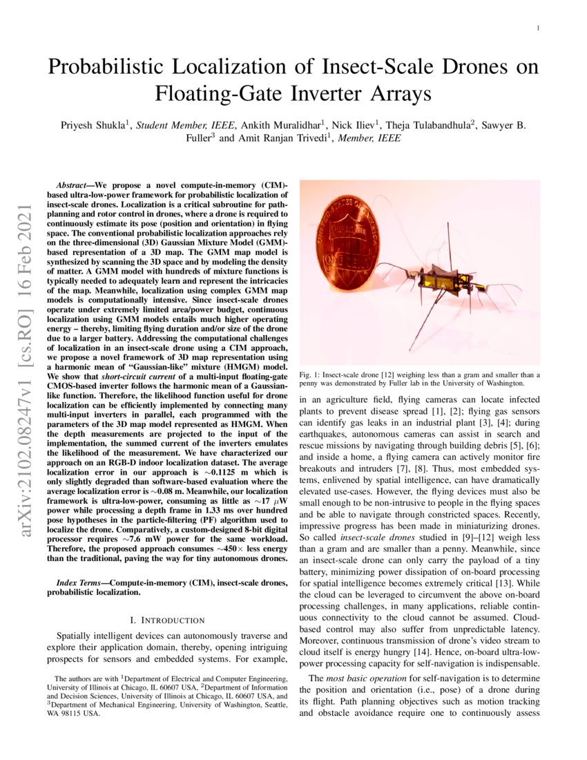 Probabilistic Localization of Insect-Scale Drones on Floating-Gate ...