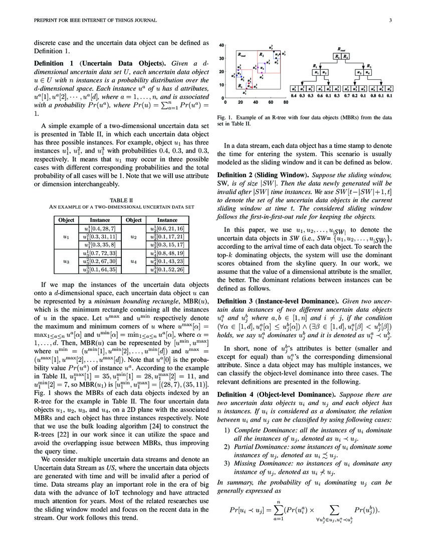 Probabilistic Top-k Dominating Query Monitoring over Multiple Uncertain ...