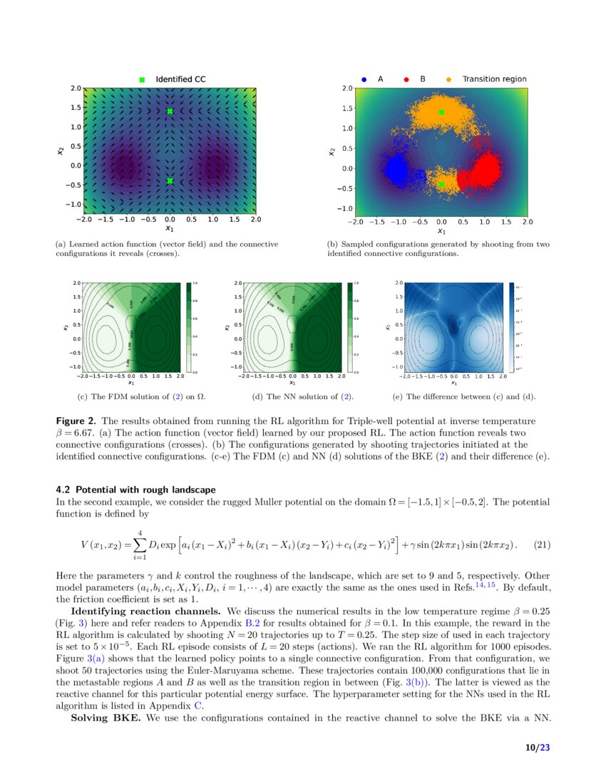 Probing reaction channels via reinforcement learning | DeepAI