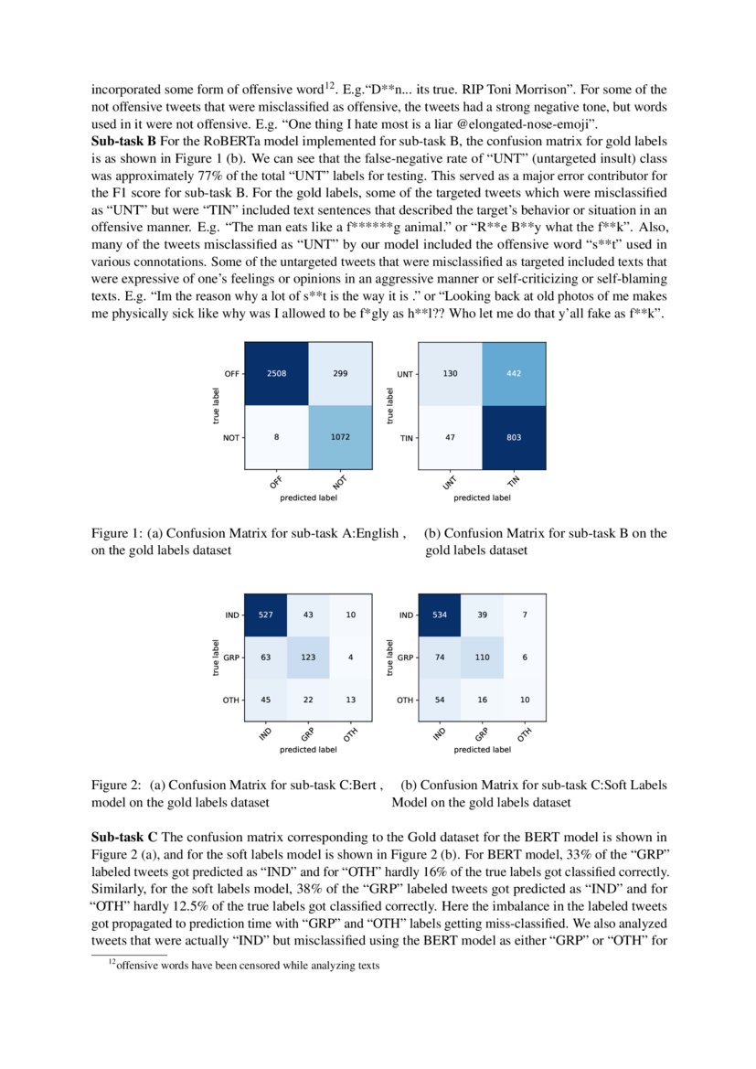 Problemconquero At Semeval 2020 Task 12 Transformer And Soft Label Based Approaches Deepai