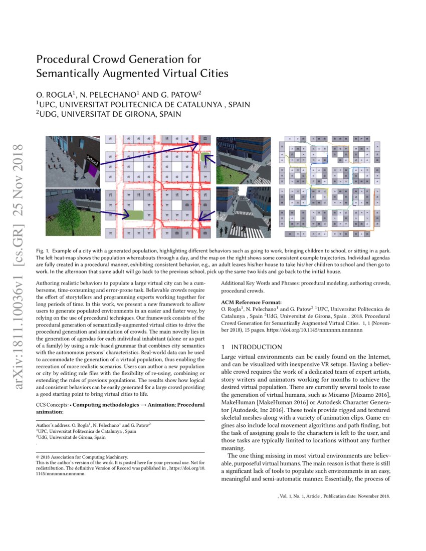 Procedural Crowd Generation for Semantically Augmented Virtual Cities ...