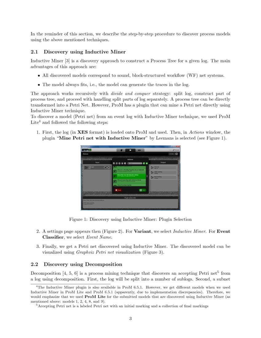 Process Discovery using Inductive Miner and Decomposition | DeepAI