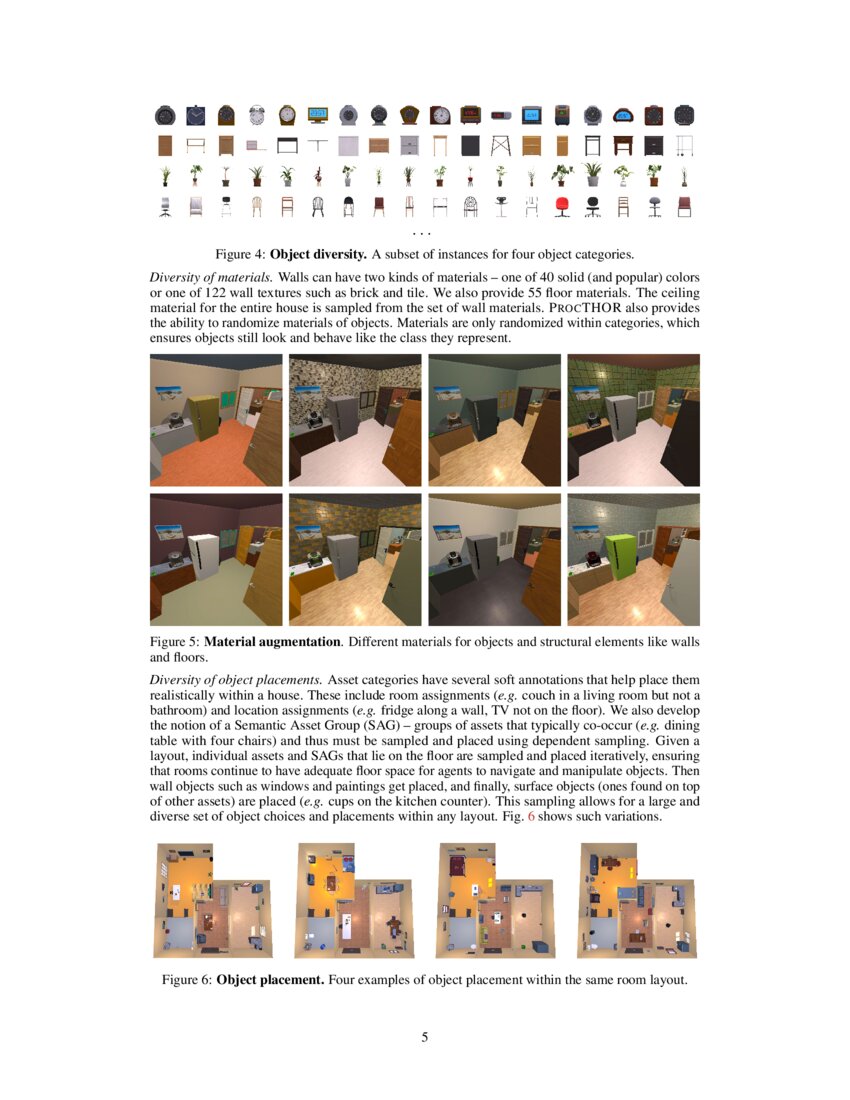 ProcTHOR: Large-Scale Embodied AI Using Procedural Generation | DeepAI