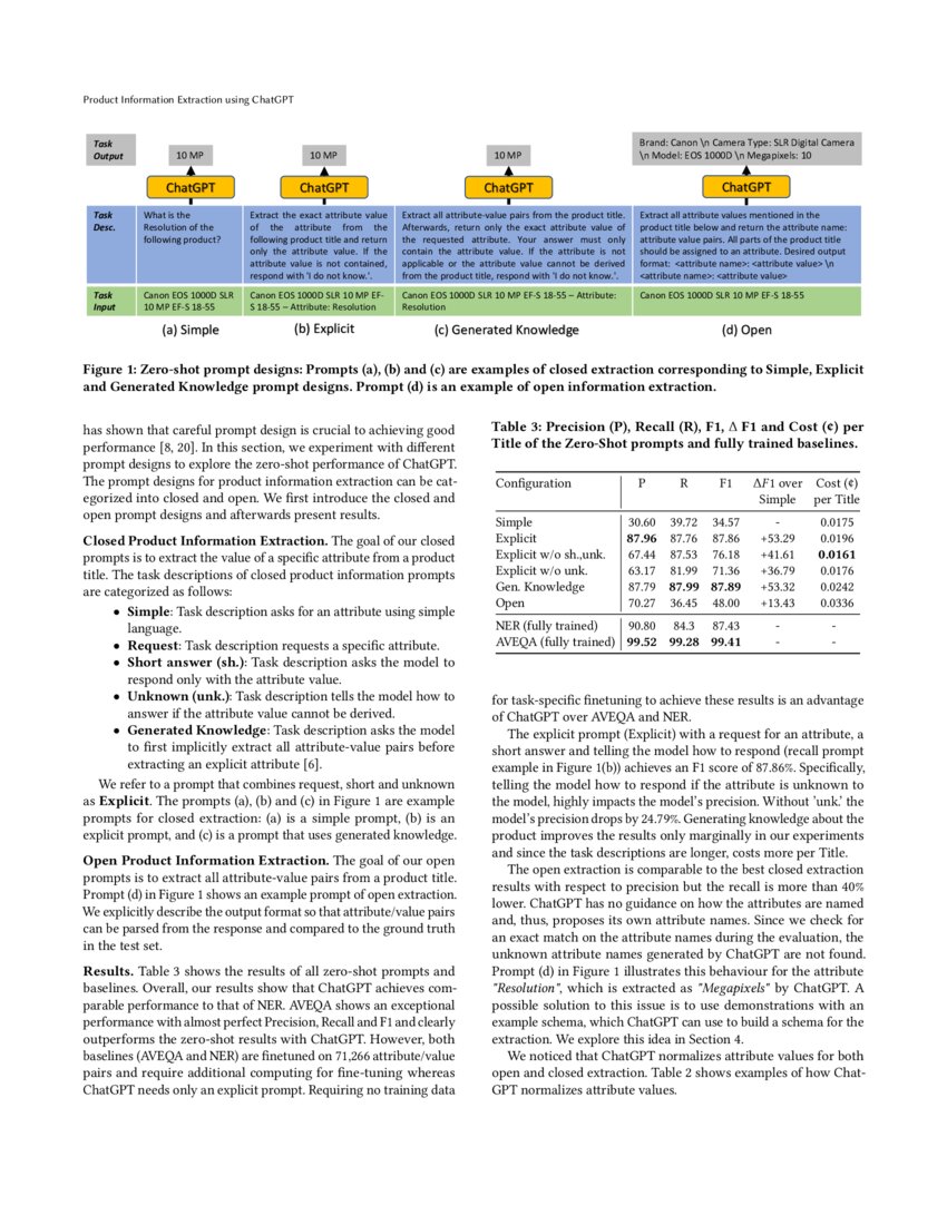 Product Information Extraction Using Chatgpt Deepai