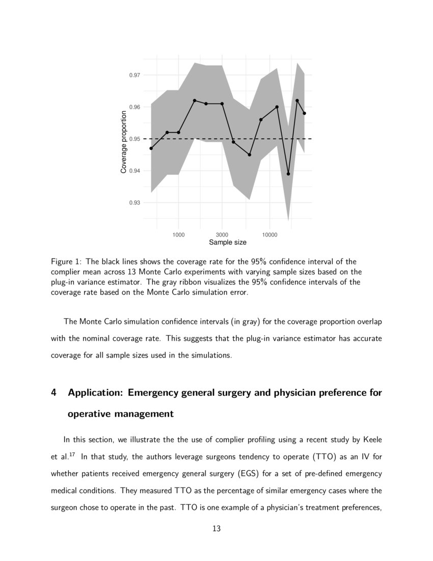 Profiling Compliers in Instrumental Variables Designs | DeepAI