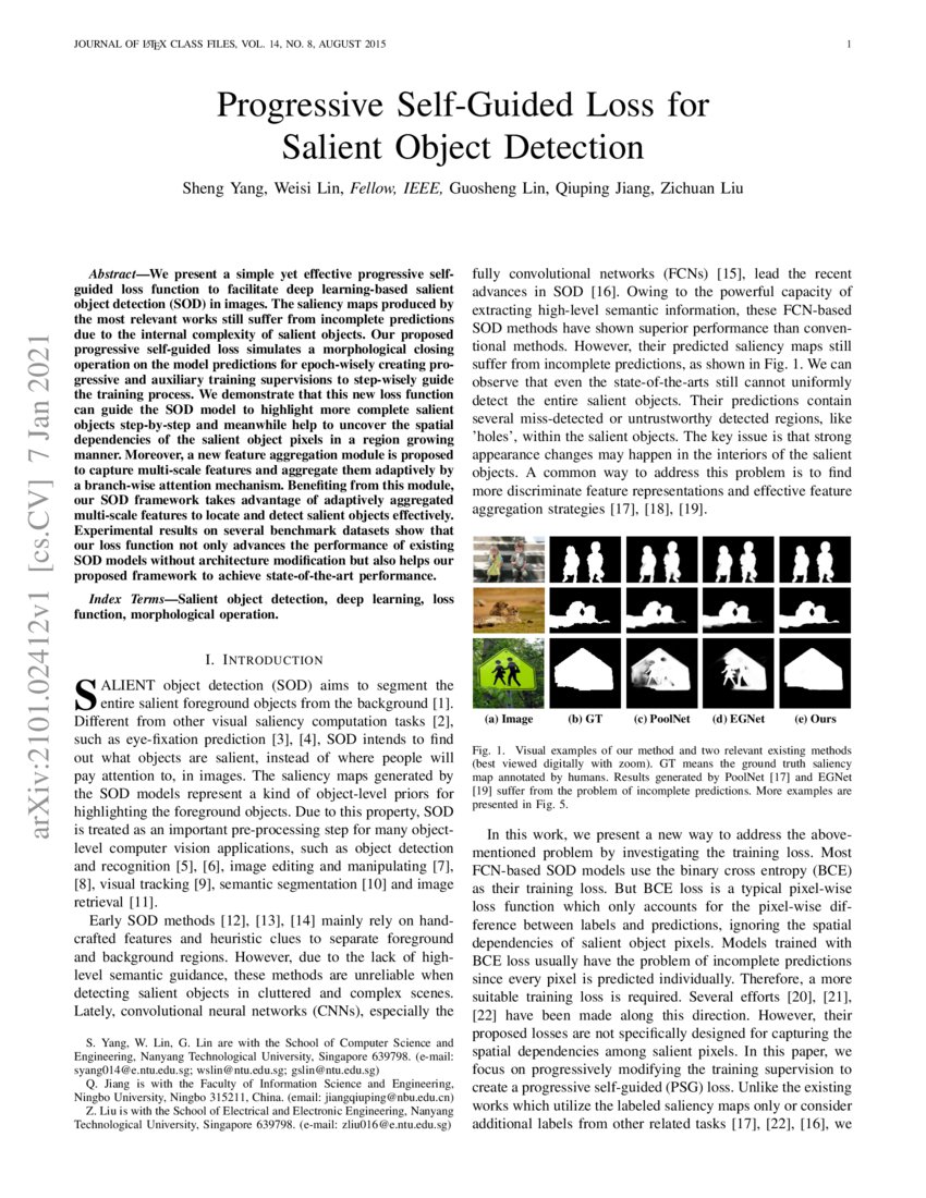 Progressive Self-Guided Loss for Salient Object Detection | DeepAI