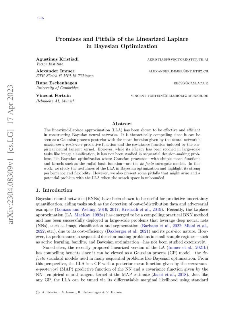 Promises And Pitfalls Of The Linearized Laplace In Bayesian