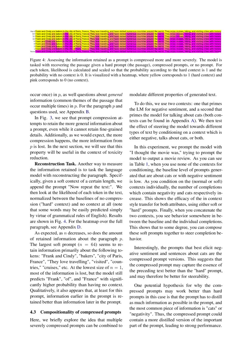 Prompt Compression and Contrastive Conditioning for Controllability and Toxicity Reduction in ...