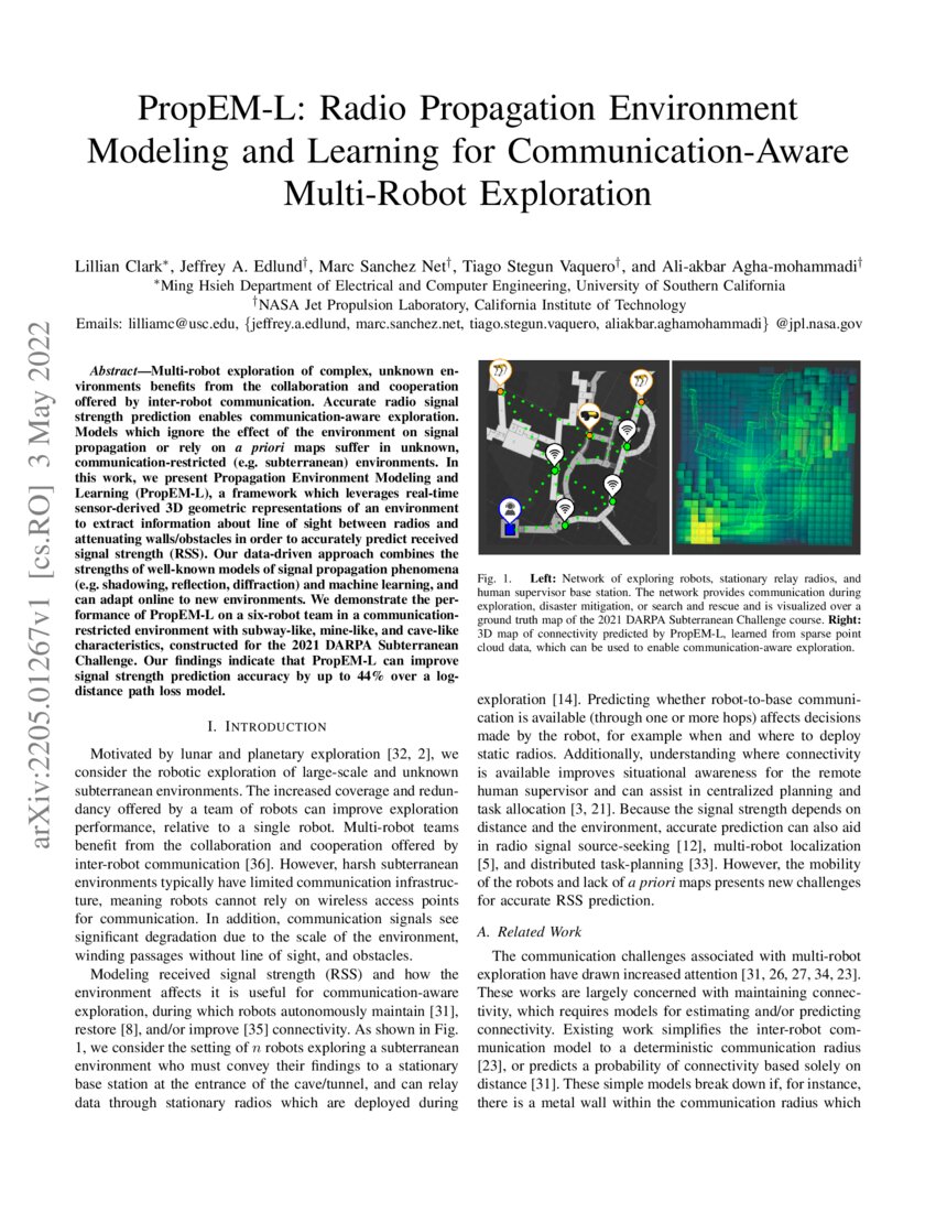 PropEM-L: Radio Propagation Environment Modeling and Learning for ...