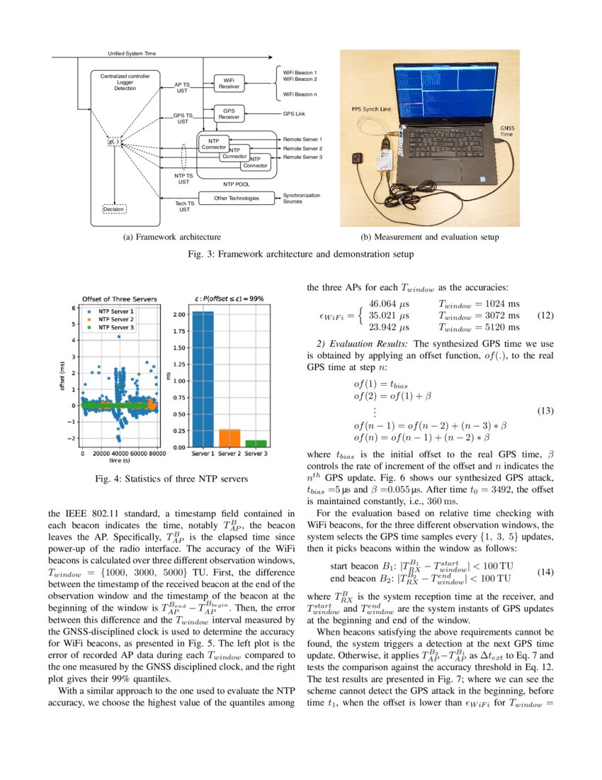 Protecting GNSS-based Services using Time Offset Validation | DeepAI