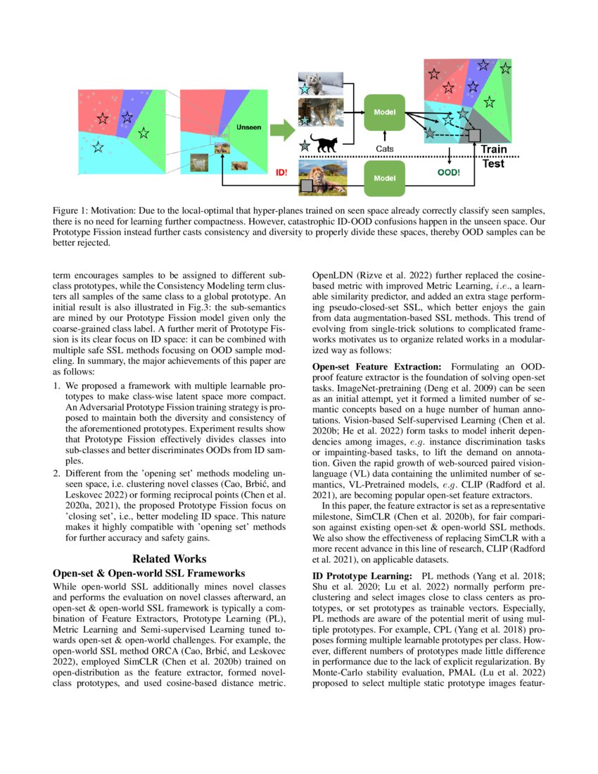 Prototype Fission: Closing Set for Robust Open-set Semi-supervised Learning | DeepAI