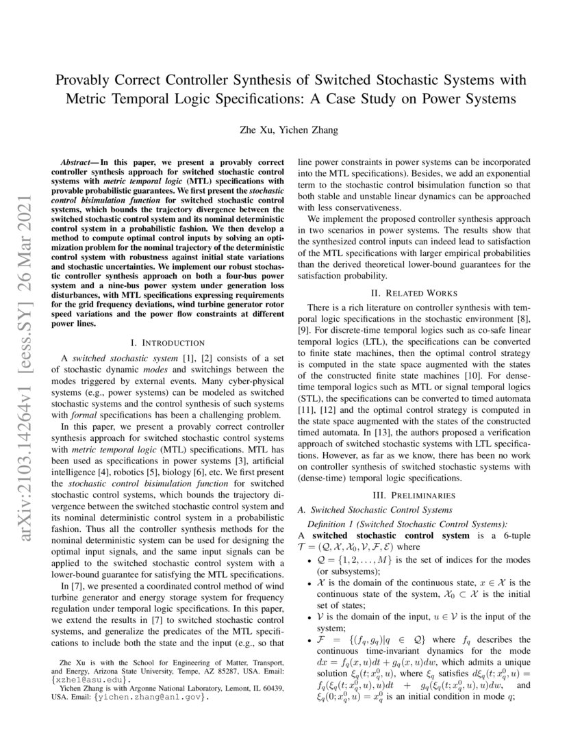 Provably Correct Controller Synthesis Of Switched Stochastic Systems With Metric Temporal Logic