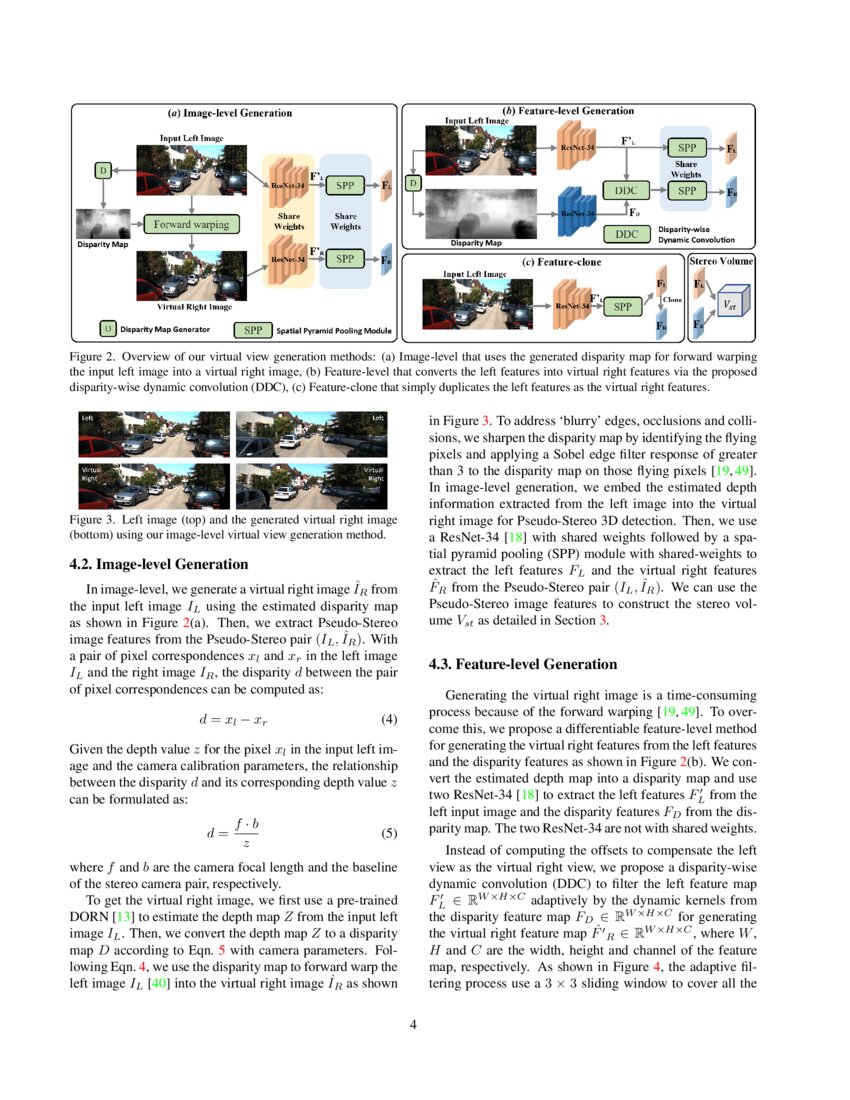 Pseudo Stereo For Monocular 3d Object Detection In Autonomous Driving