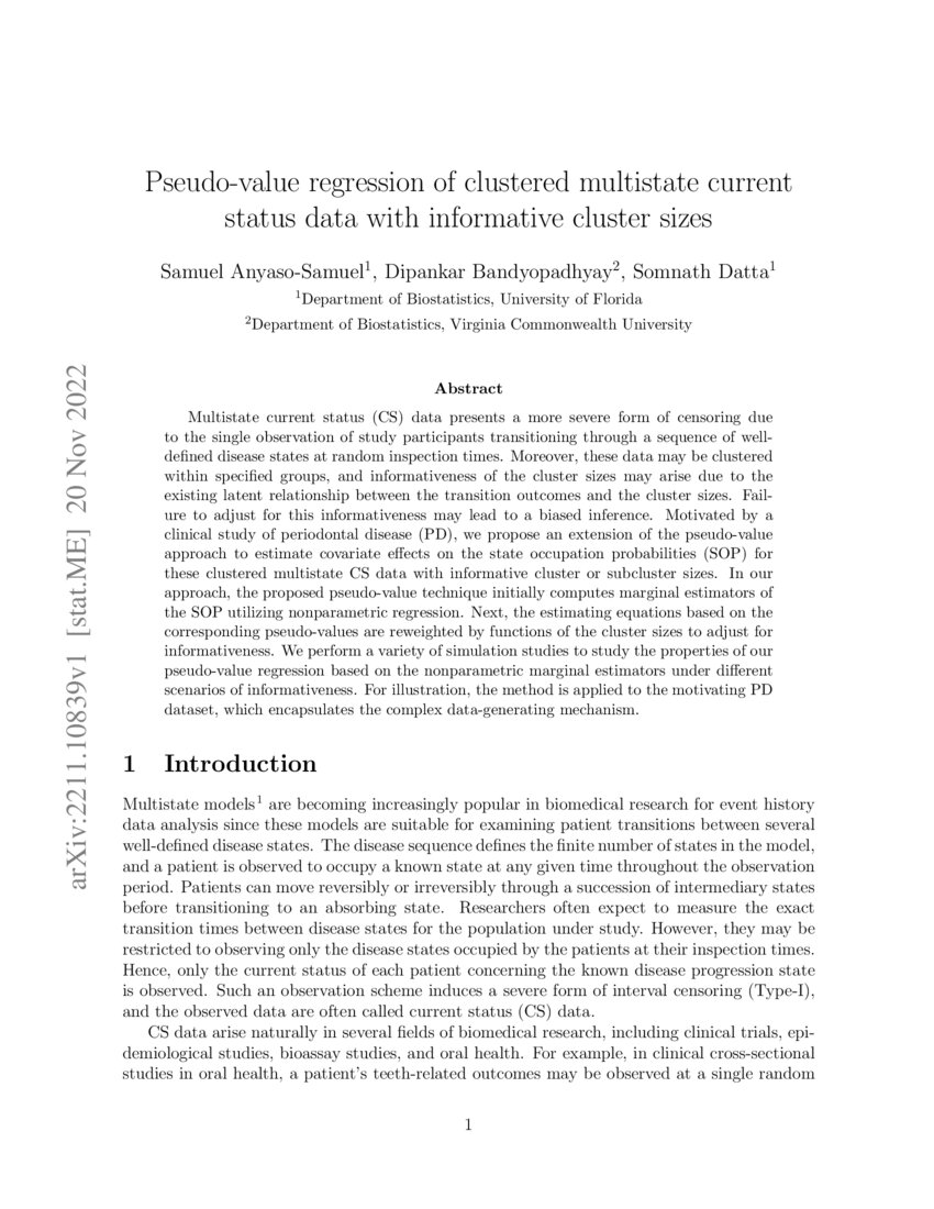 Pseudo Value Regression Of Clustered Multistate Current Status Data