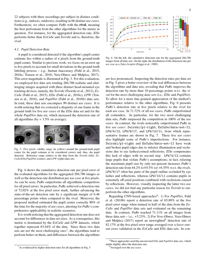 PuRe: Robust pupil detection for real-time pervasive eye tracking | DeepAI