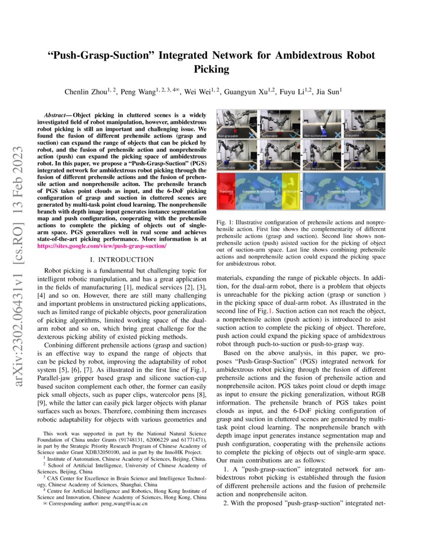 Learning Tri-mode Grasping for Ambidextrous Robot Picking | DeepAI