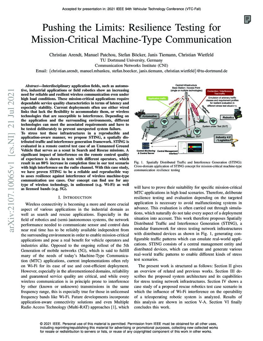 Pushing the Limits: Resilience Testing for Mission-Critical Machine ...