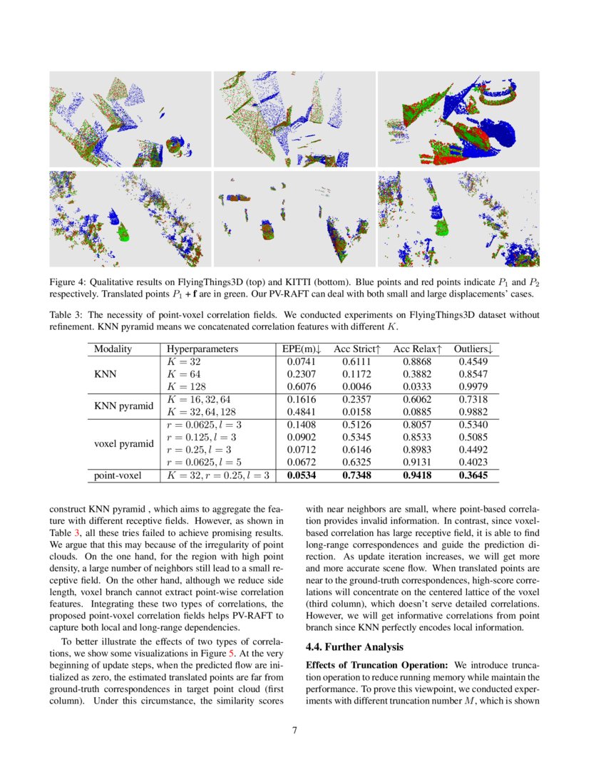 PV-RAFT: Point-Voxel Correlation Fields for Scene Flow Estimation of Point Clouds | DeepAI