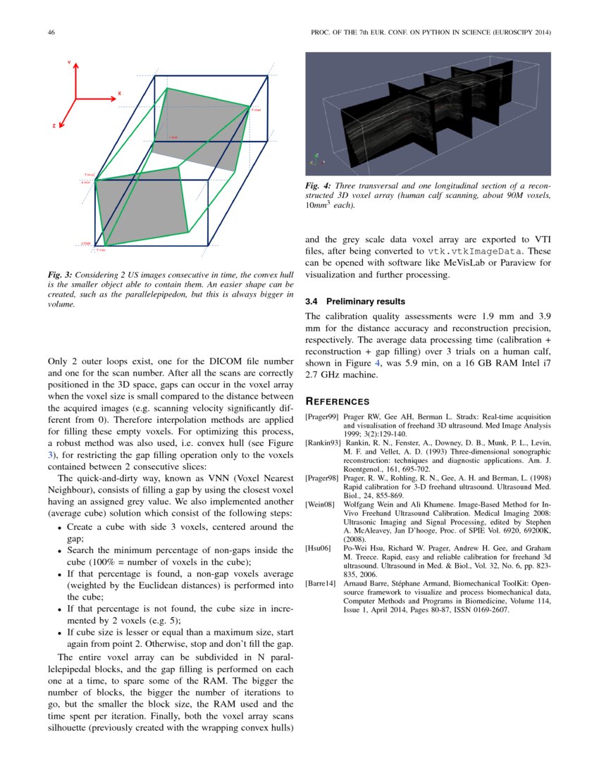 Py3DFreeHandUS: a library for voxel-array reconstruction using ...