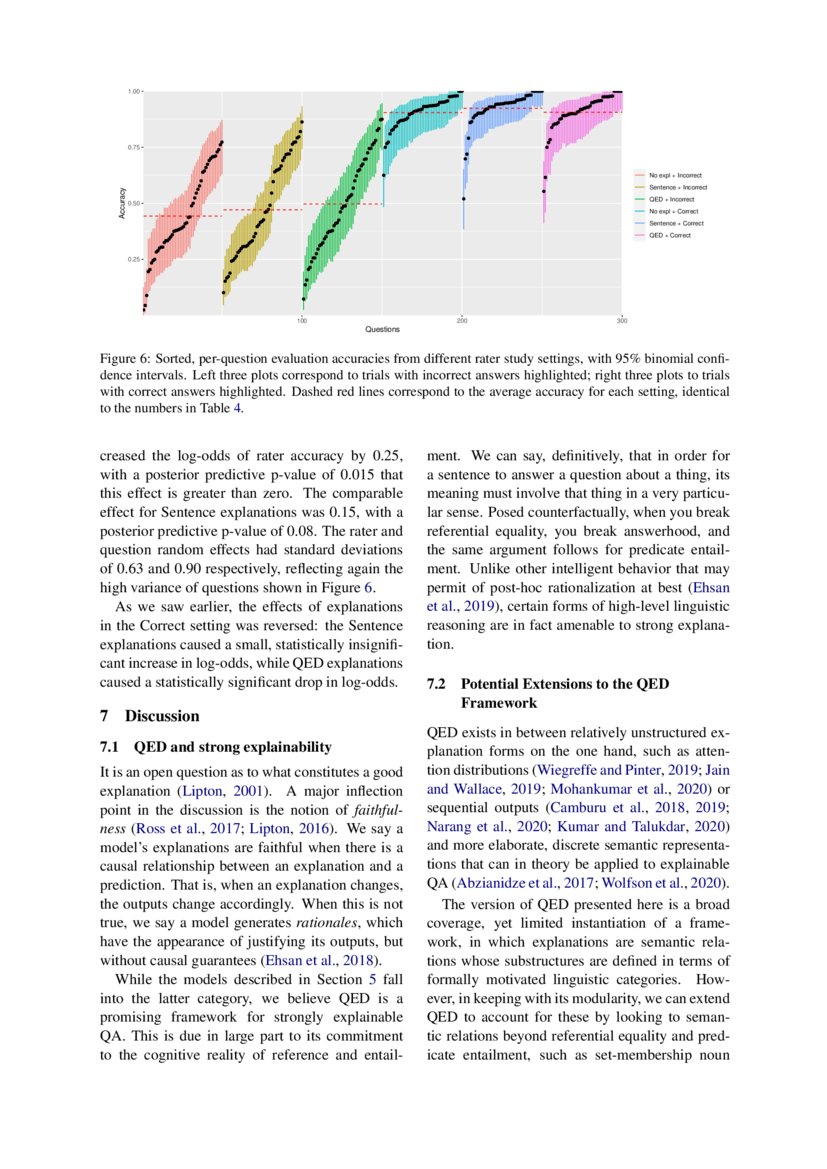 QED: A Framework and Dataset for Explanations in Question Answering ...