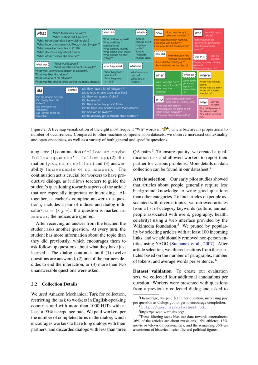 QuAC : Question Answering in Context | DeepAI