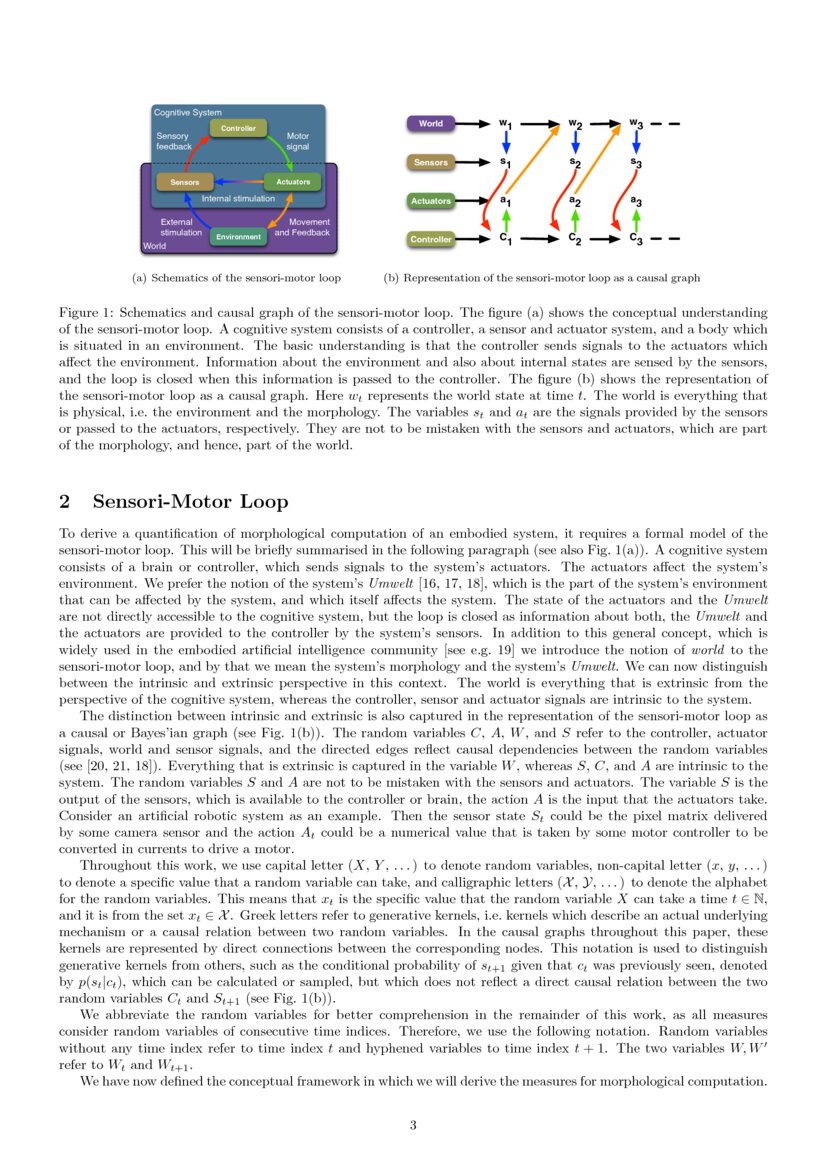 Quantifying Morphological Computation | DeepAI