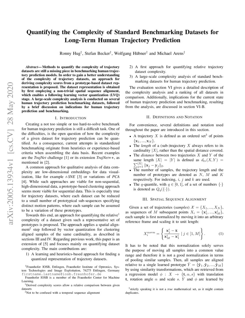 Quantifying The Complexity Of Standard Benchmarking Datasets For Long