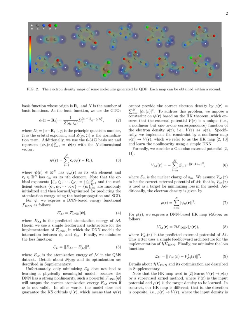 Quantum deep field: data-driven wave function, electron density ...