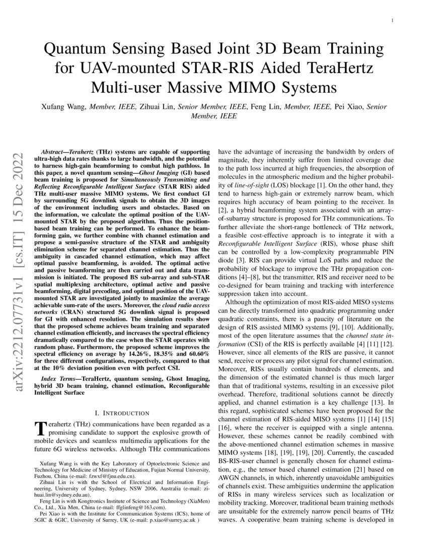 Quantum Sensing Based Joint 3D Beam Training for UAV-mounted STAR-RIS Aided TeraHertz Multi-user ...