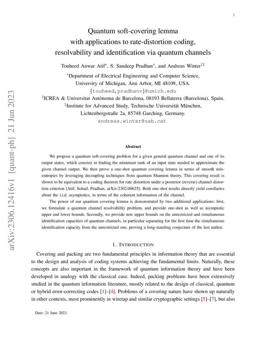 Quantum soft-covering lemma with applications to rate-distortion coding, resolvability and ...